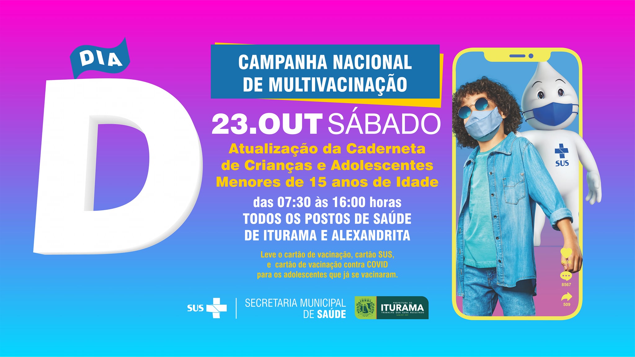 Dia D Da Campanha Nacional De Multivacinação 2021